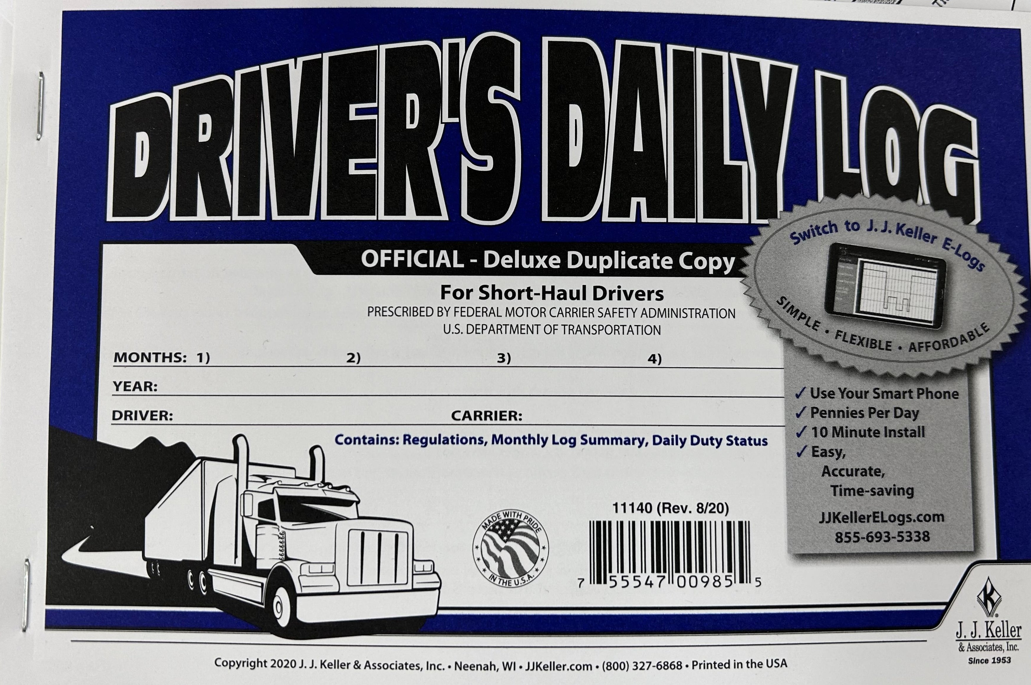DRIVER TIME RECORD (UNDER 150 AIR MILE RADIUS) — PSC