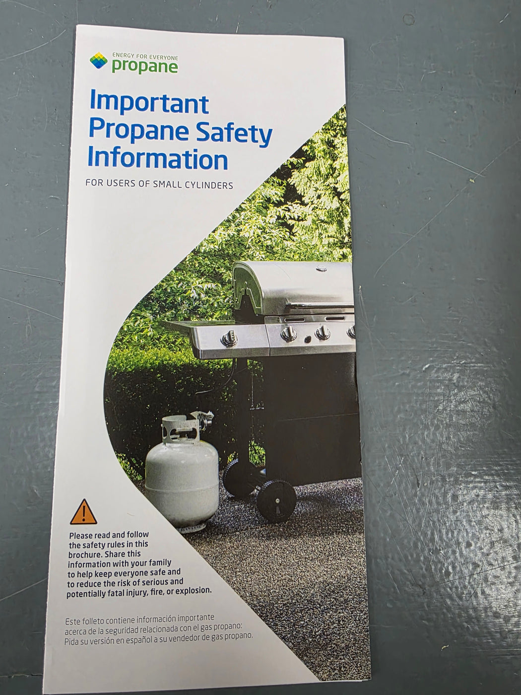 IMPORTANT PROPANE SAFETY INFORMATION [125/pk] — PSC