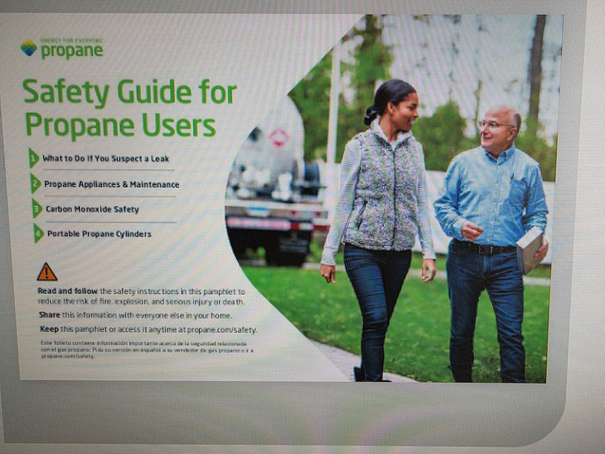 COMPREHENSIVE BOOKLET ON RESIDENTIAL PROPANE SAFETY (25 PK) — PSC