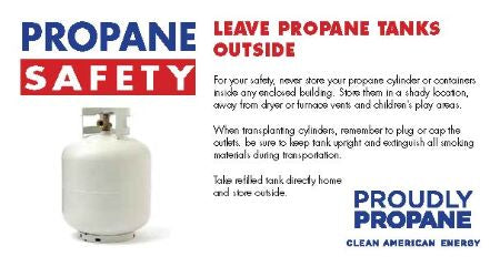 BILL STUFFER Leave Tanks Outside 100/pkg — PSC