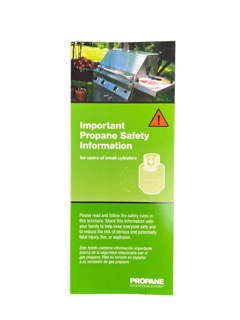 IMPORTANT PROPANE SAFETY INFORMATION [125/pk] — PSC