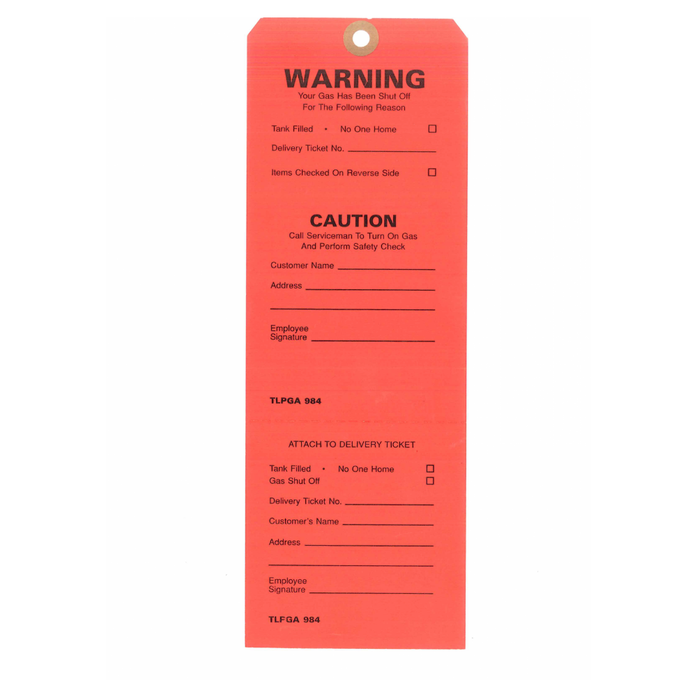 OUT-OF-GAS/UNSAFE CONDITIONS RED TAGS — PSC