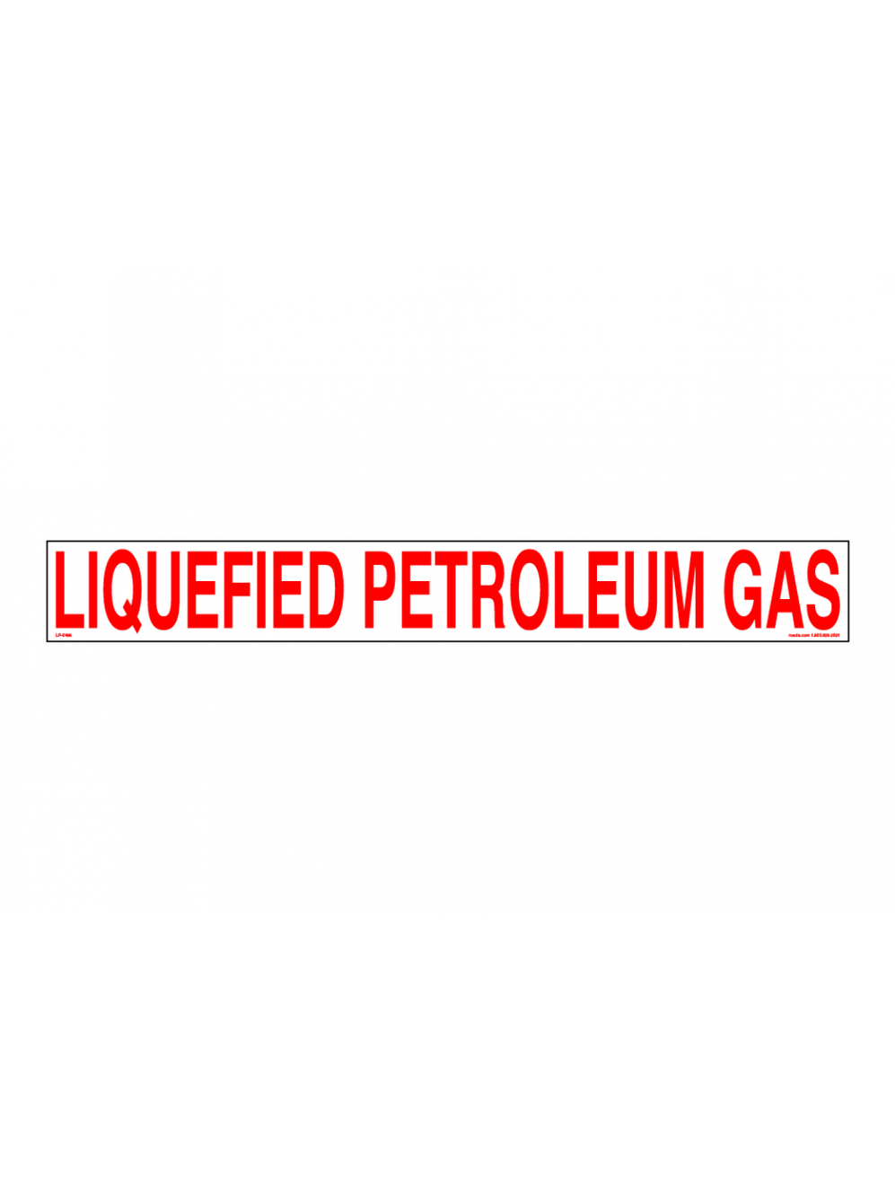 LIQUEFIED PETROLEUM GAS DECAL — PSC